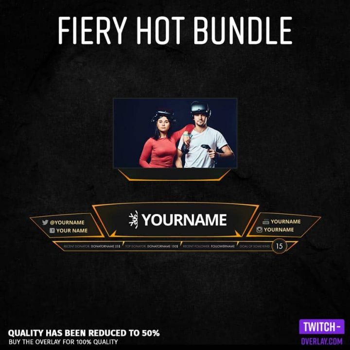 ? Fiery Hot Overlay Bundle | Overlay Forge