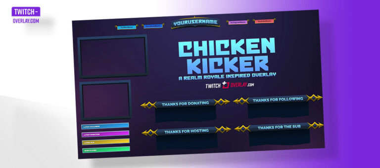 100+ Free Twitch Overlays for your Stream